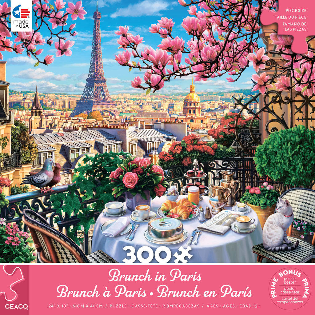 Brunch in Paris - 300 Piece Puzzle – Ceaco.com