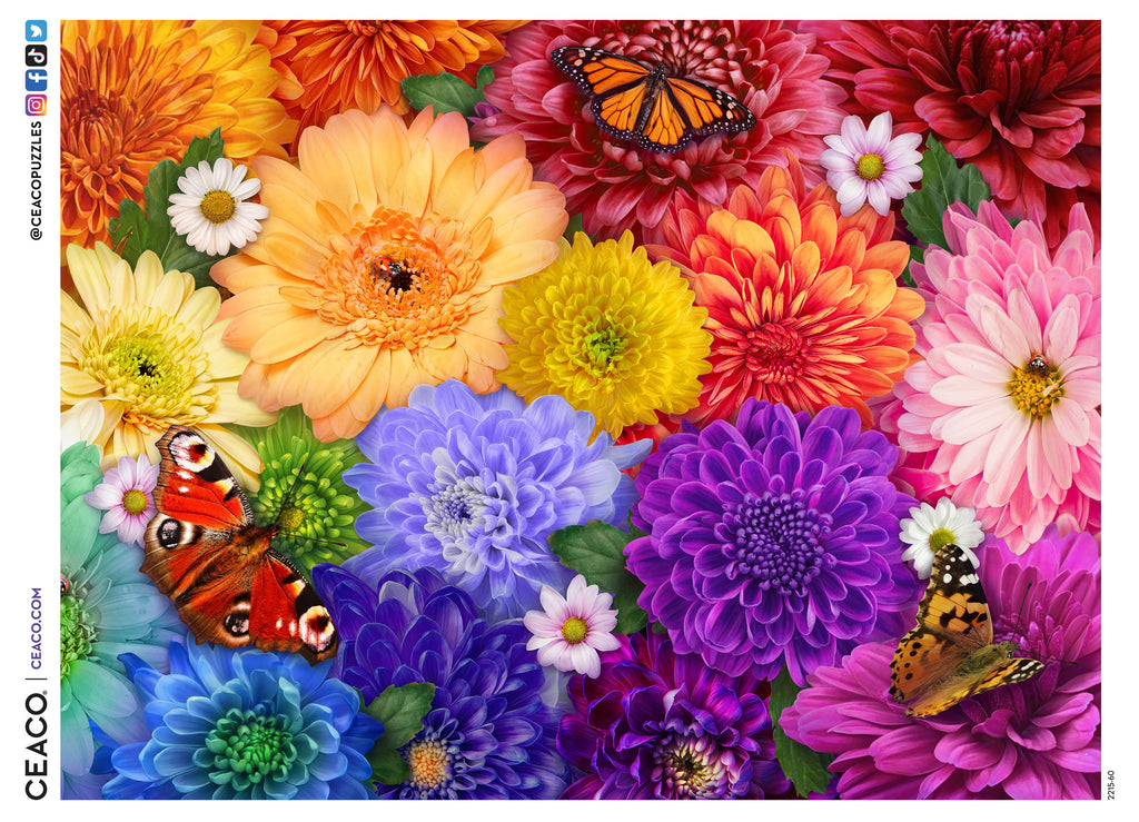 Flower Spectrum - 300 Piece Puzzle – Ceaco.com